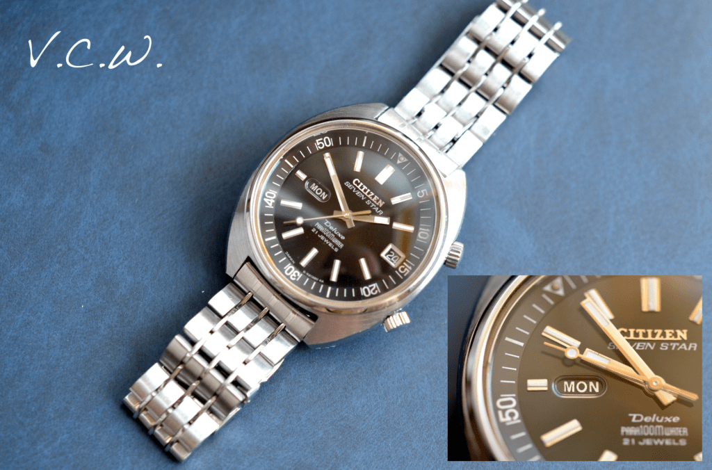 seven star deluxe – Vintage Citizen Watches
