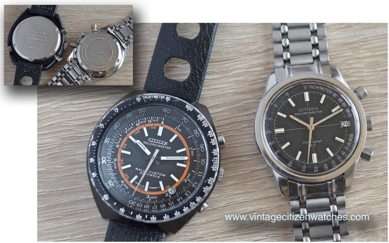 Citizen Recordmaster Rally Custom Chronograph – Vintage Citizen Watches